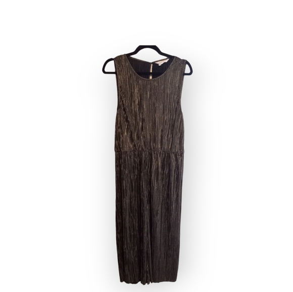 BCBGeneration | Pants & Jumpsuits | Bcbgeneration Metallic Gold Black ...